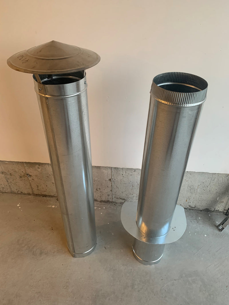 Galvanized chimney extension – BUSCHBECK CANADA